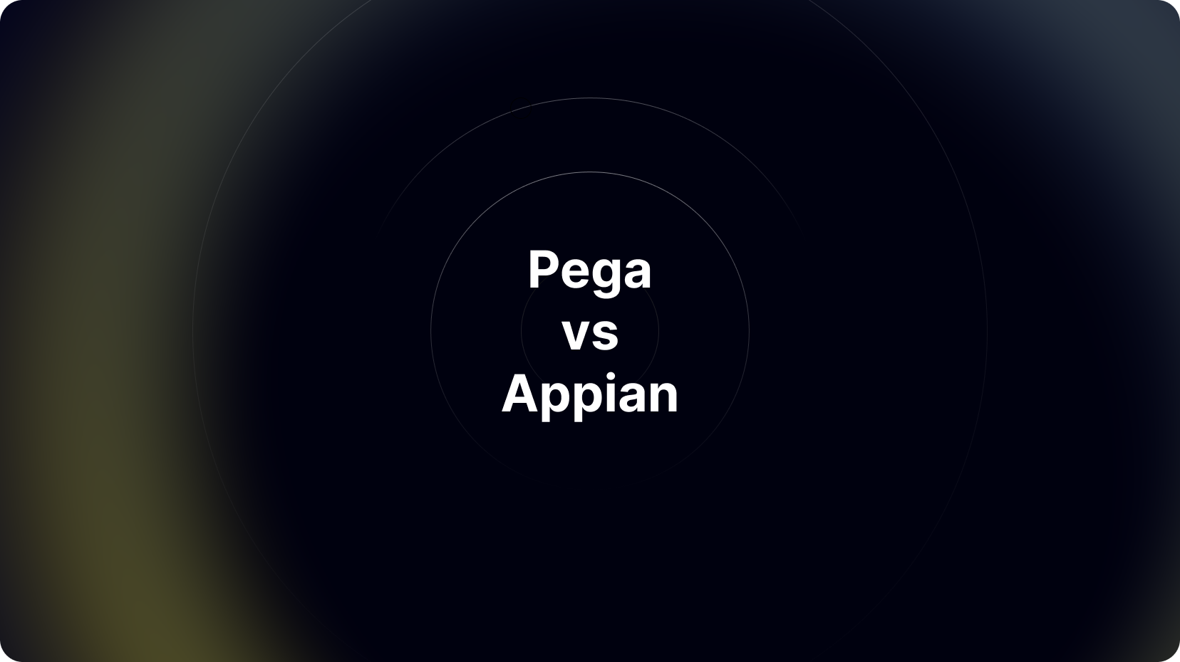 Pega vs Appian | Budibase