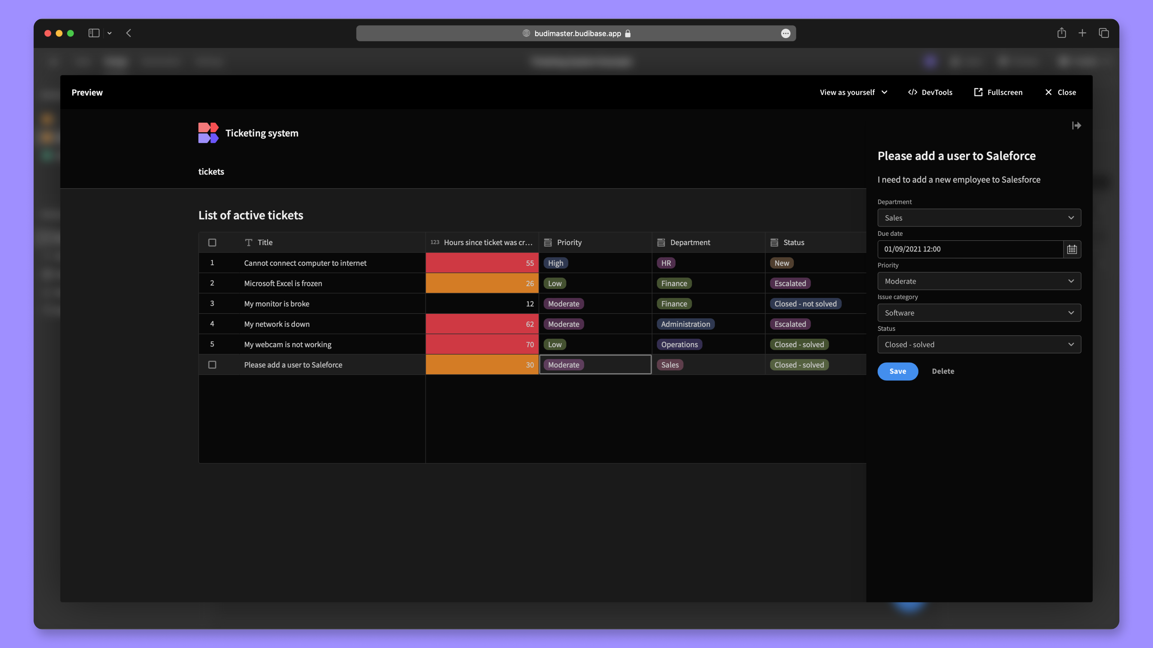 Build internal tools in minutes, not months. Build internal tools in minutes, not months.