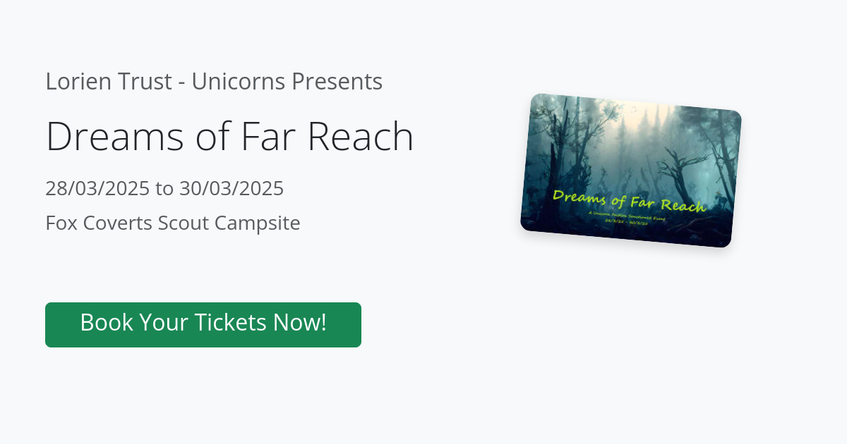 LRPTickets.co.uk: Dreams of Far Reach