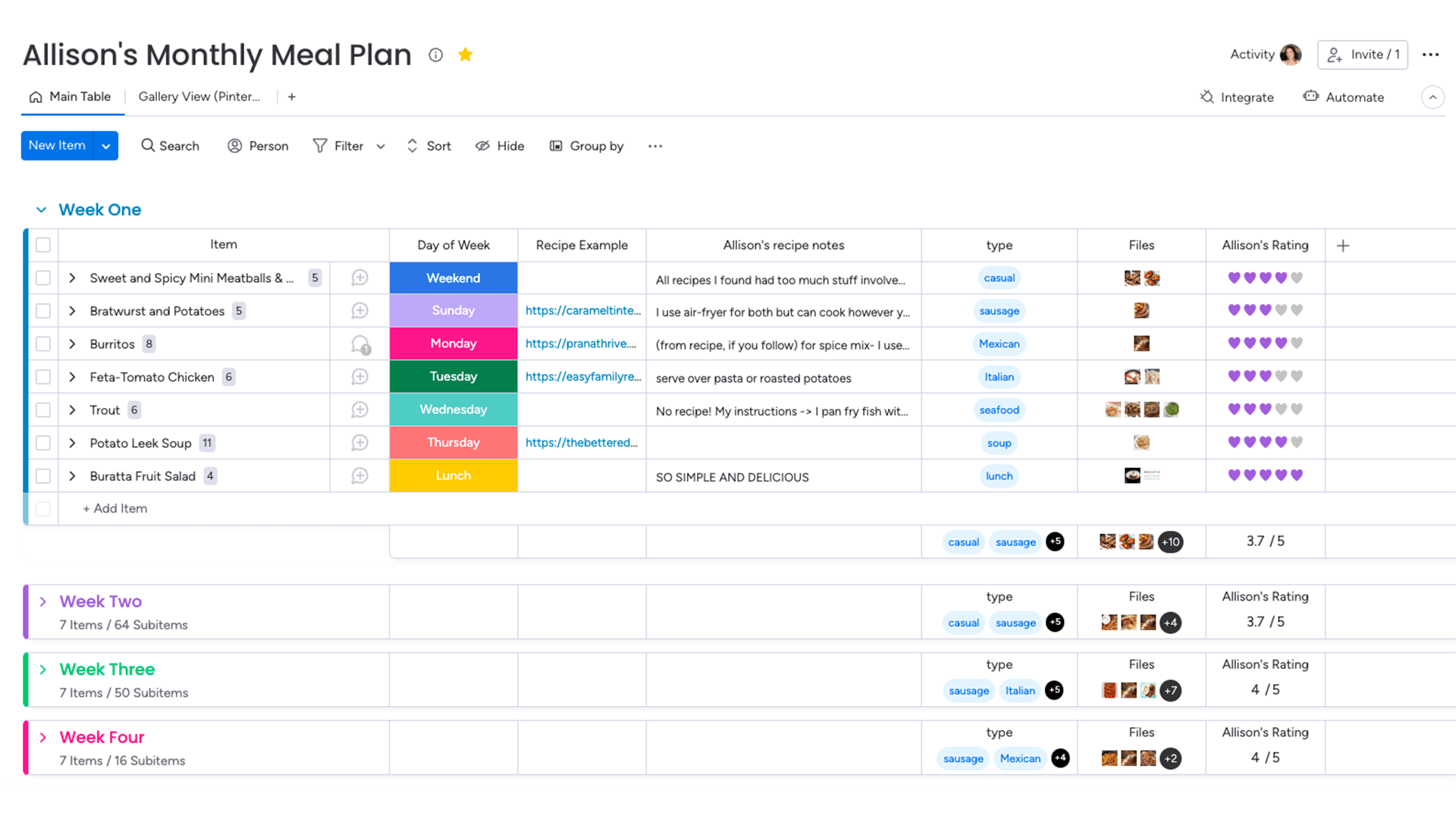 monday Spaces - create, share, and modify workspaces