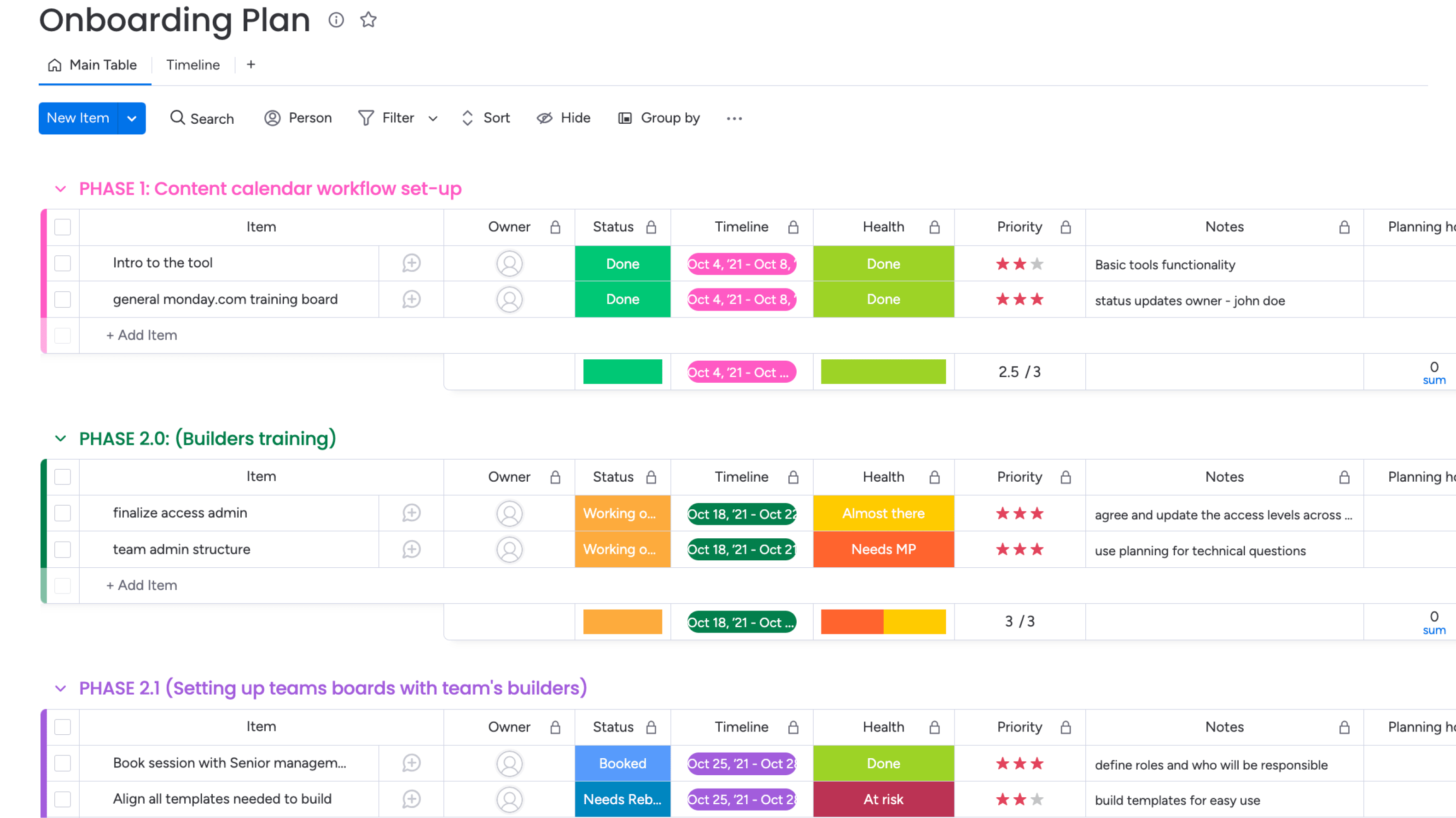 monday spaces - create, share, and modify workspaces