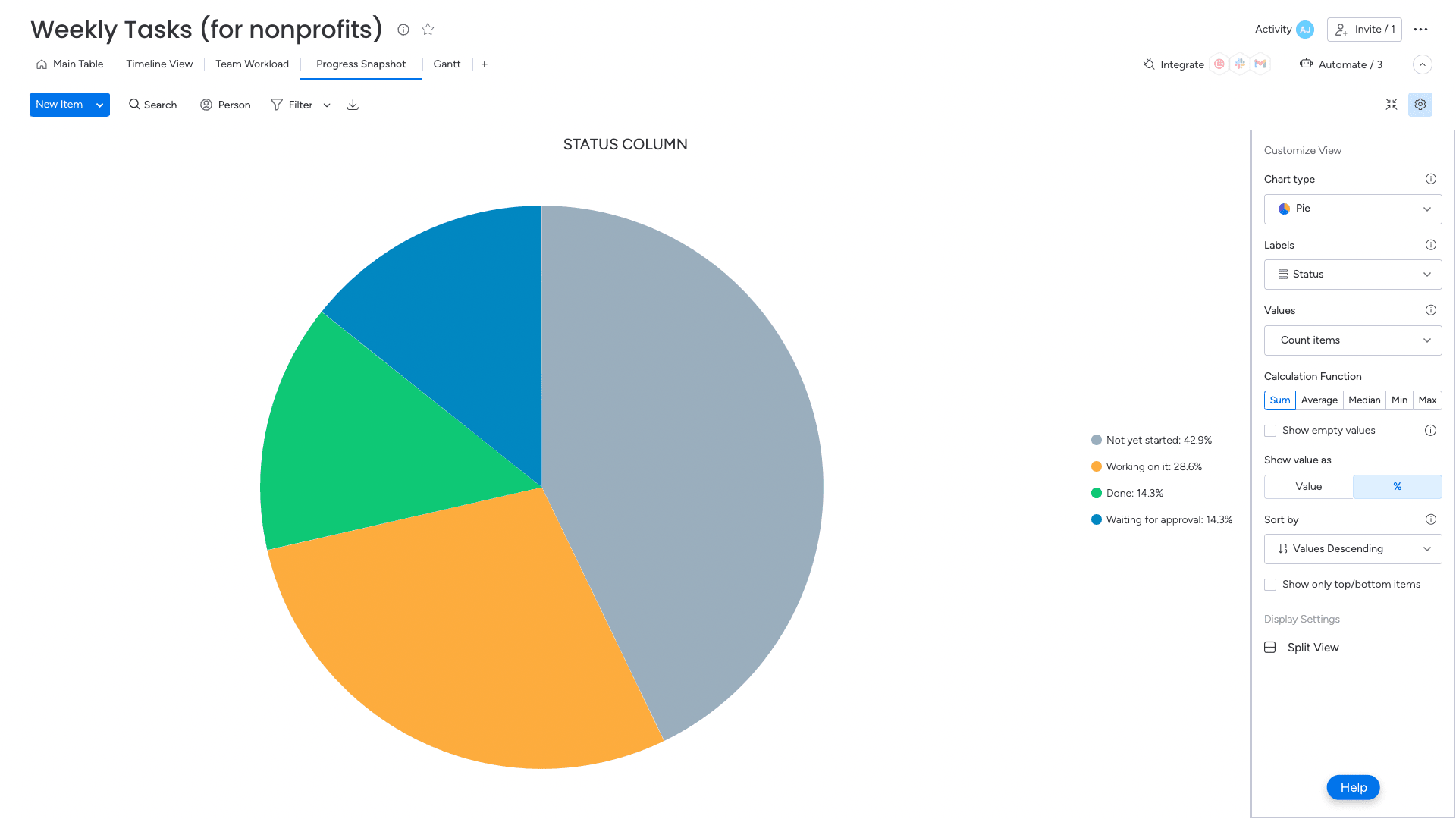 monday Spaces - create, share, and modify workspaces