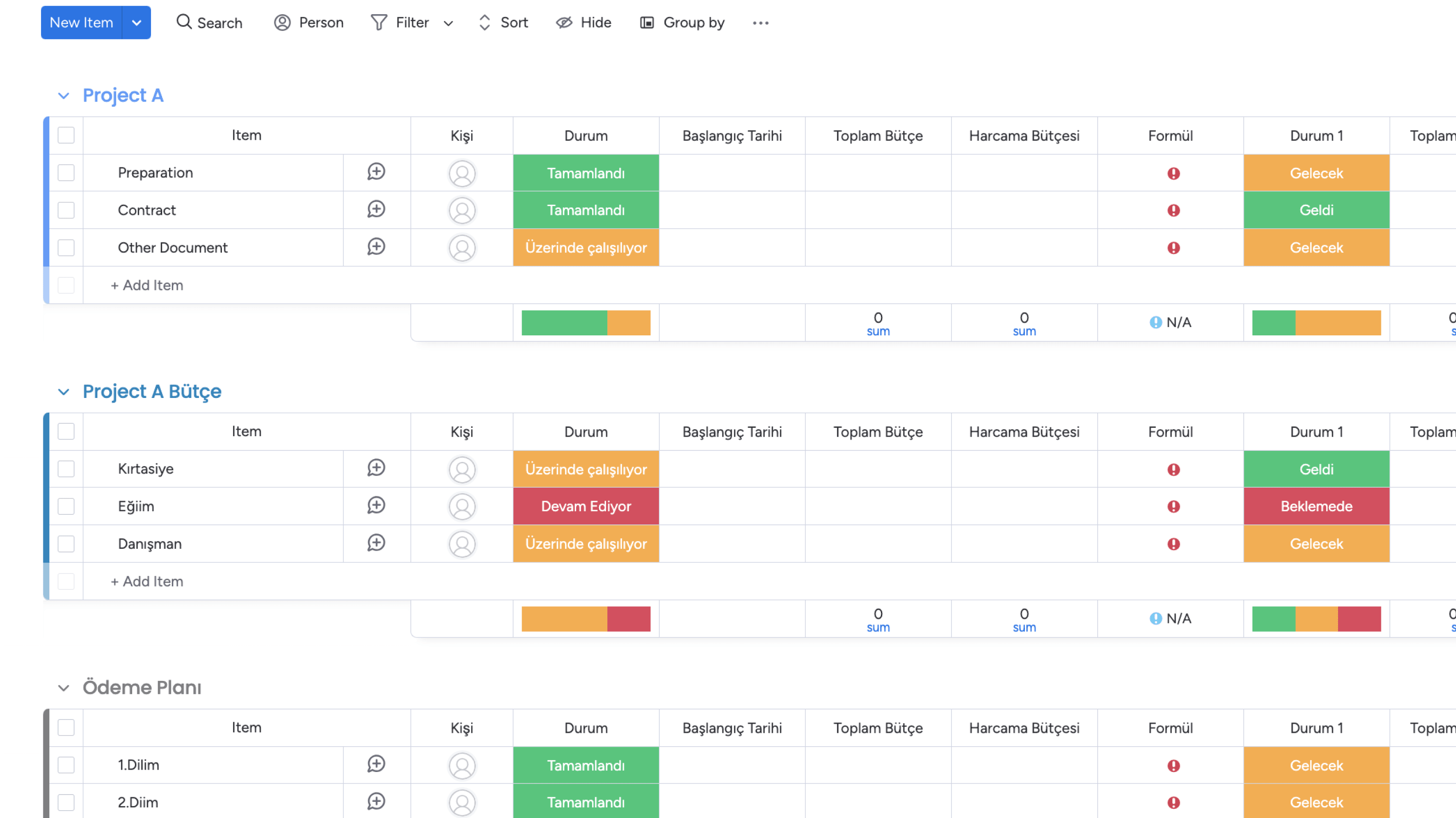 New Project Template