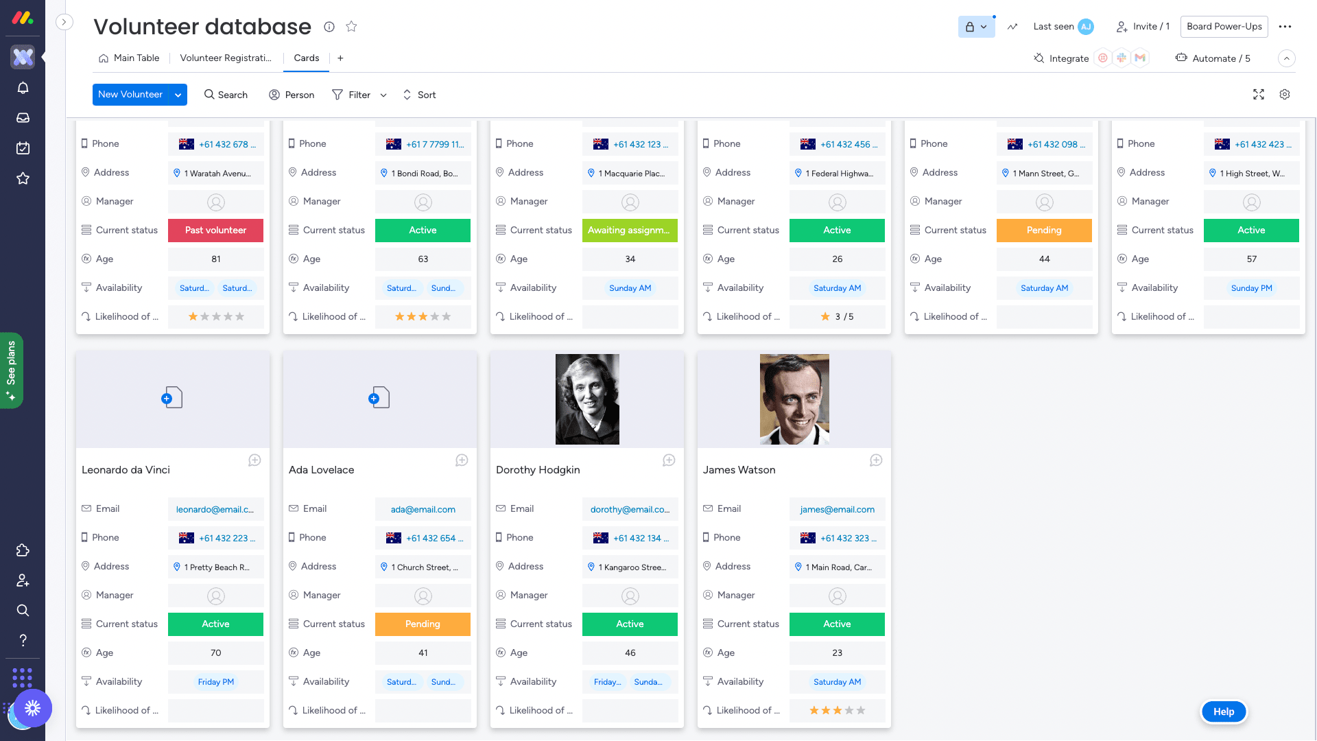 monday Spaces - create, share, and modify workspaces