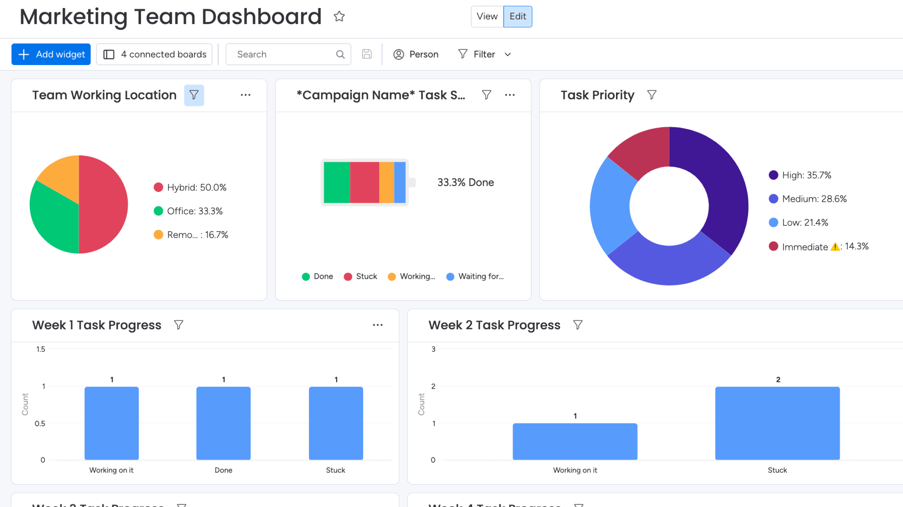 monday spaces - create, share, and modify workspaces