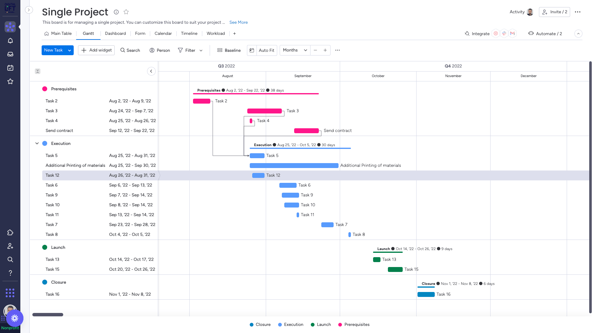 monday Spaces - create, share, and modify workspaces