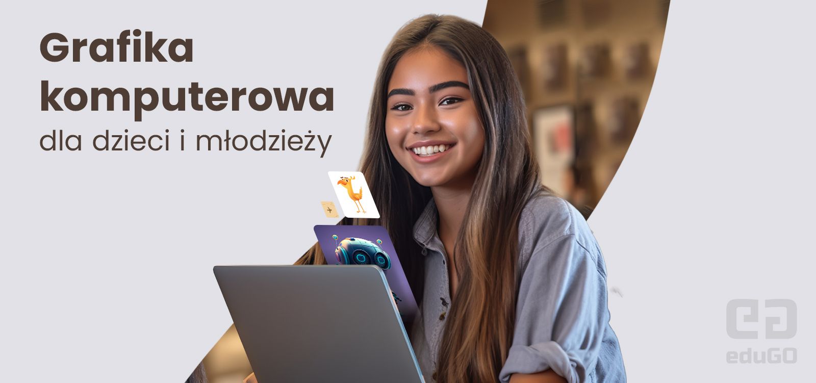 Kurs grafiki komputerowej dla dzieci i młodzieży | eduGO