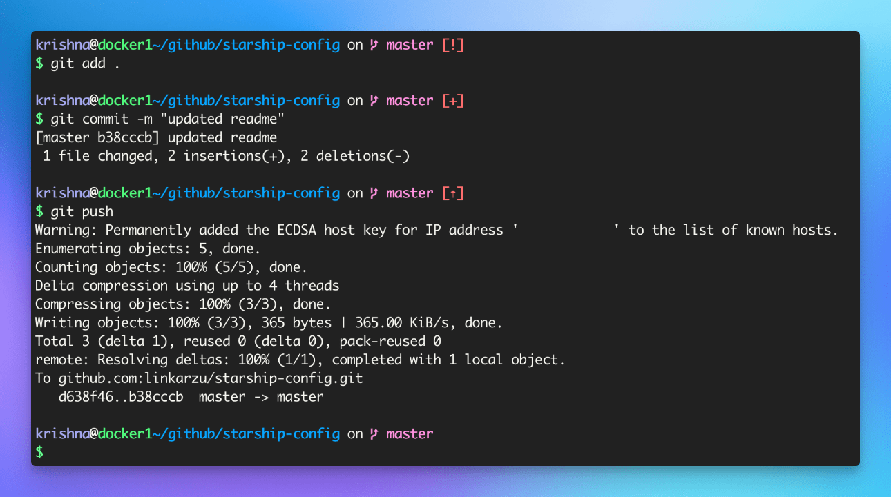 Customize your shell prompt with Starship | linkarzu Customize your shell prompt with Starship | linkarzu