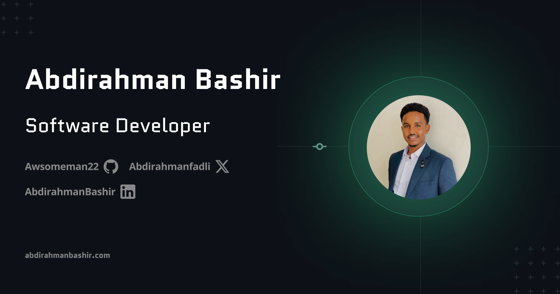 Abdirahman Bashir | Software Developer
