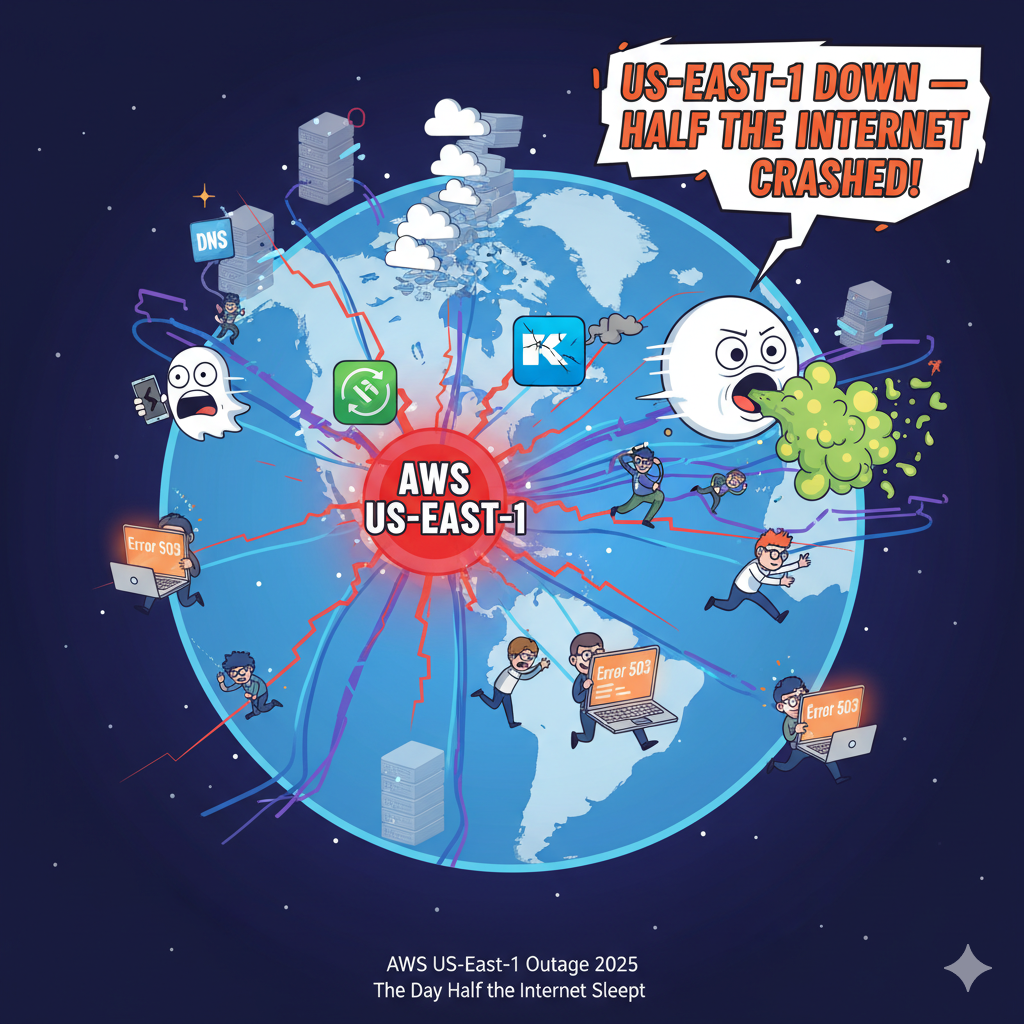 AWS US-East-1 Outage October 2025: The DNS Cascade That Paralyzed ...