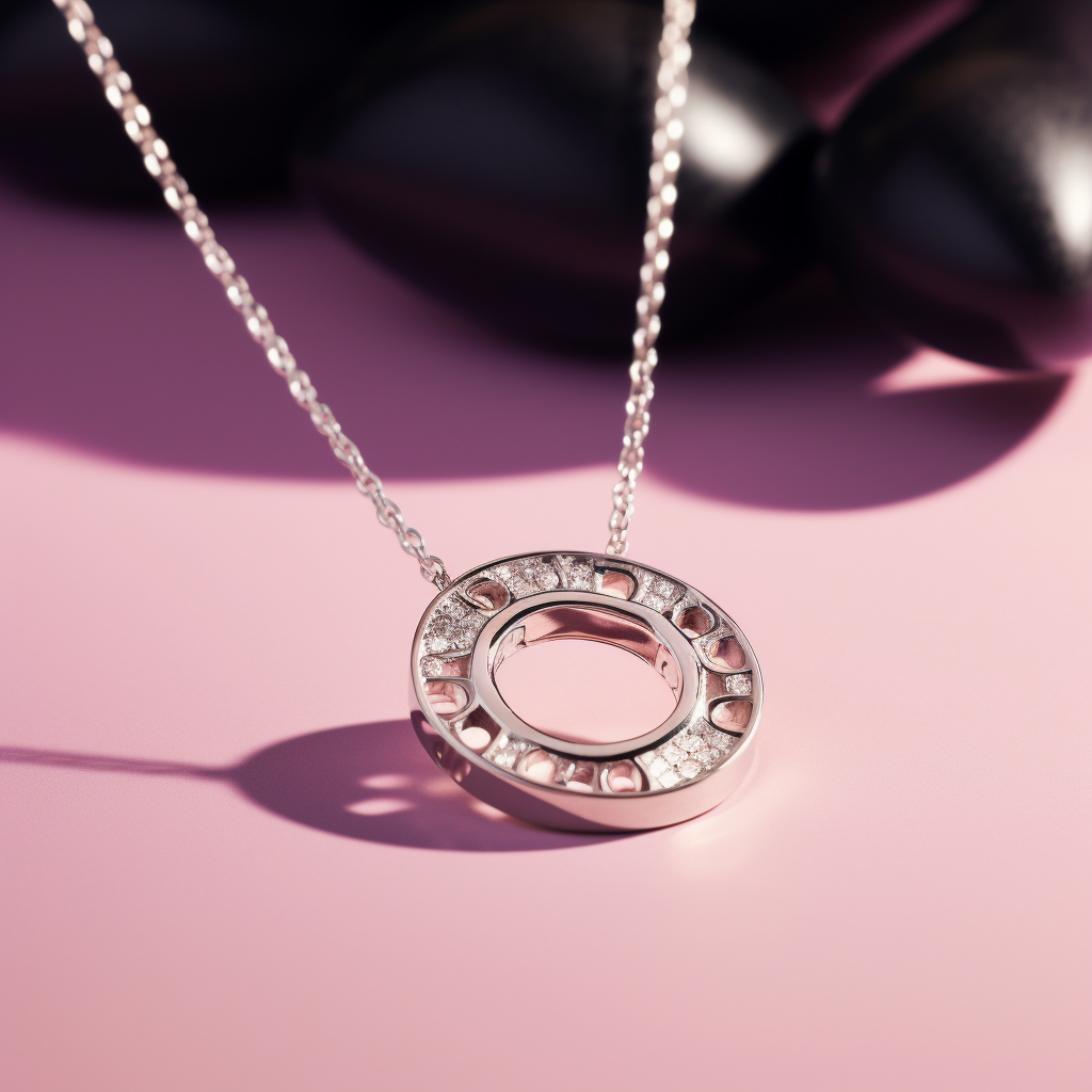 Sterling Silver Pendant Necklace - Dark Angels