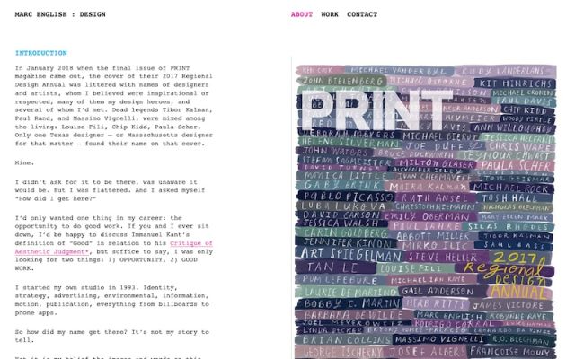 Marc English Design Portfolio + CRANKIN