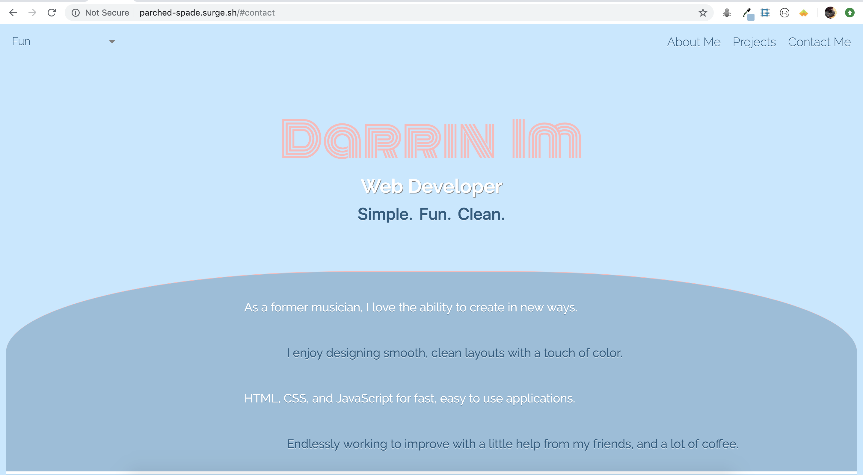 GitHub - darrinim/portfolio: Portfolio Website