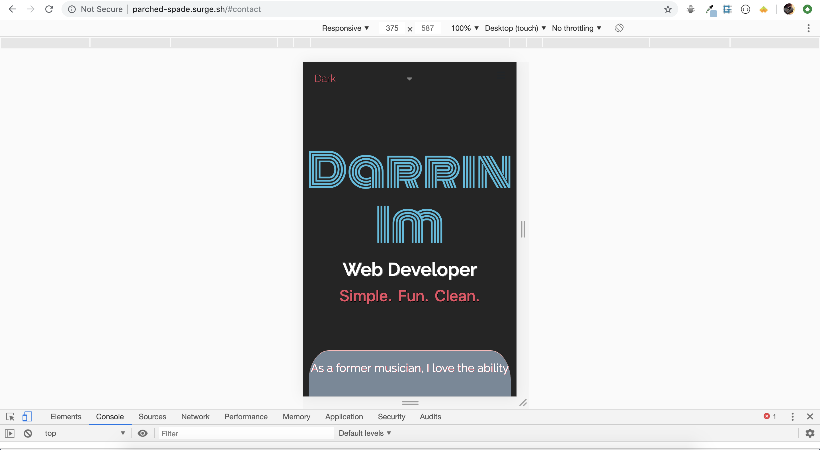 GitHub - darrinim/portfolio: Portfolio Website