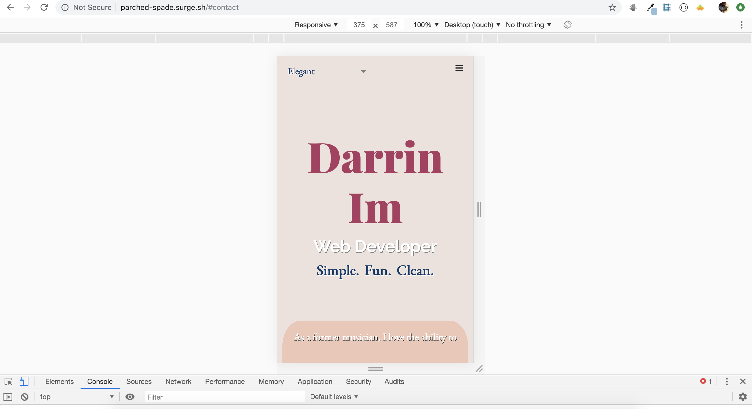 GitHub - darrinim/portfolio: Portfolio Website