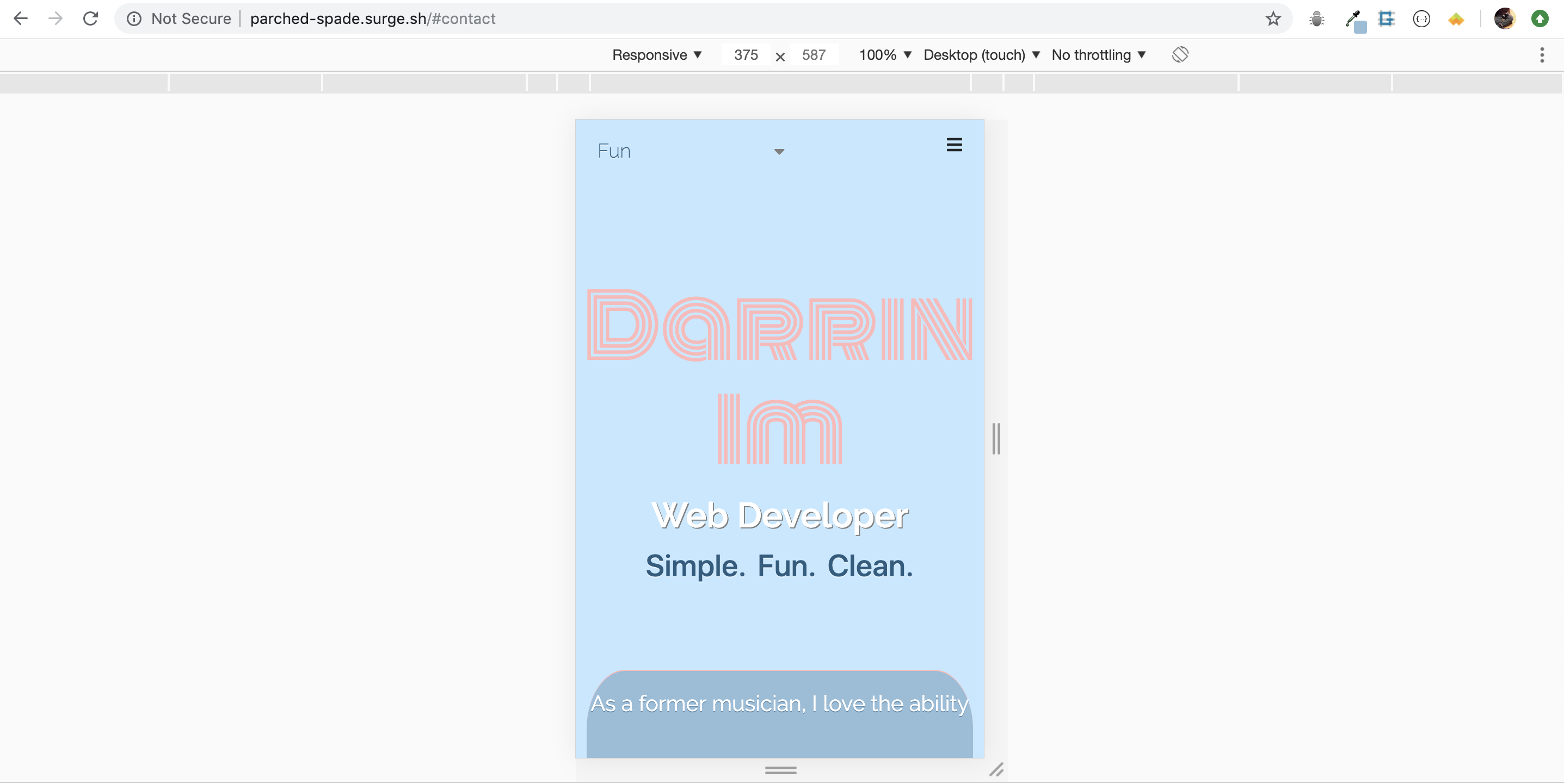 GitHub - darrinim/portfolio: Portfolio Website