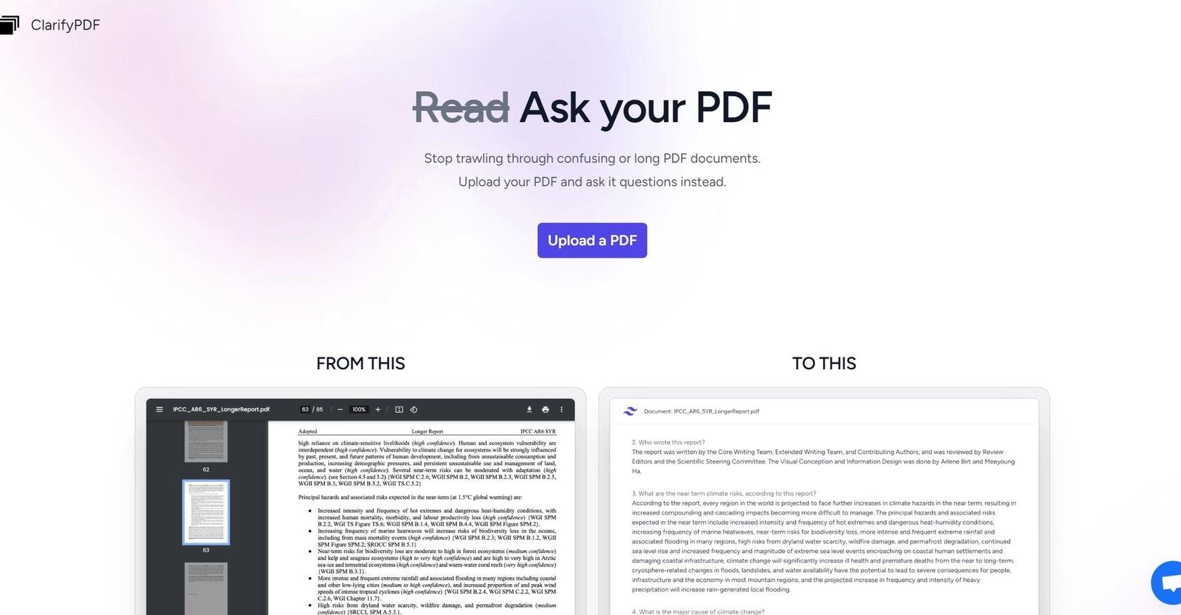 ClarifyPDF - Review Pricing and Features | Aisys.Pro