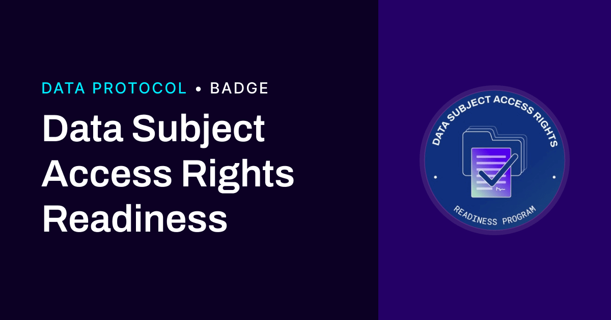 Data Subject Access Rights Readiness