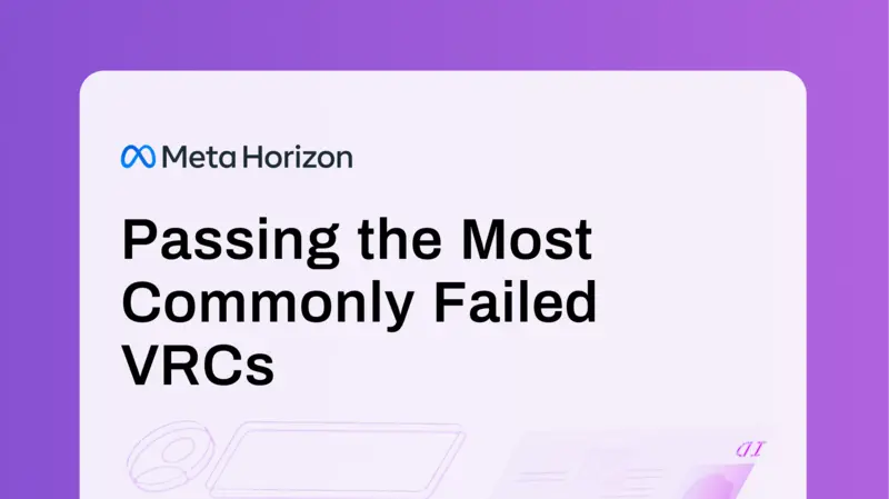 Passing the Most Commonly Failed VRCs