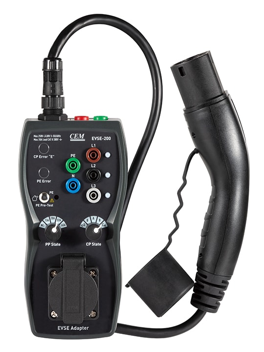 EVSE-200 EVSE Adapter for Electric Vehicle Charger Testing - CEM Test ...