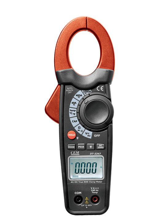 DT-3345/3347/3360 Series 1000A AC,AC/DC True RMS Clamp Meters - CEM ...