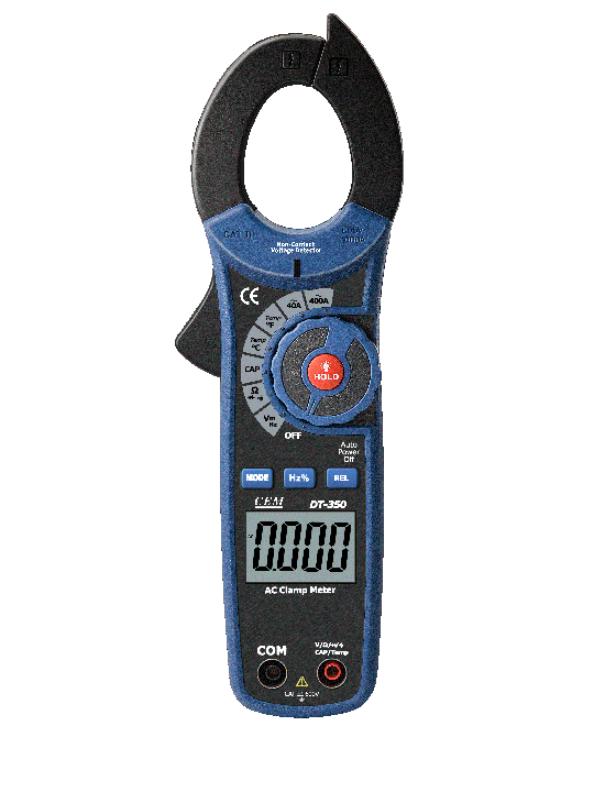 Compact AC, AC/DC Autoranging Clamp Meter DT-350/351/352/353 - CEM Test ...