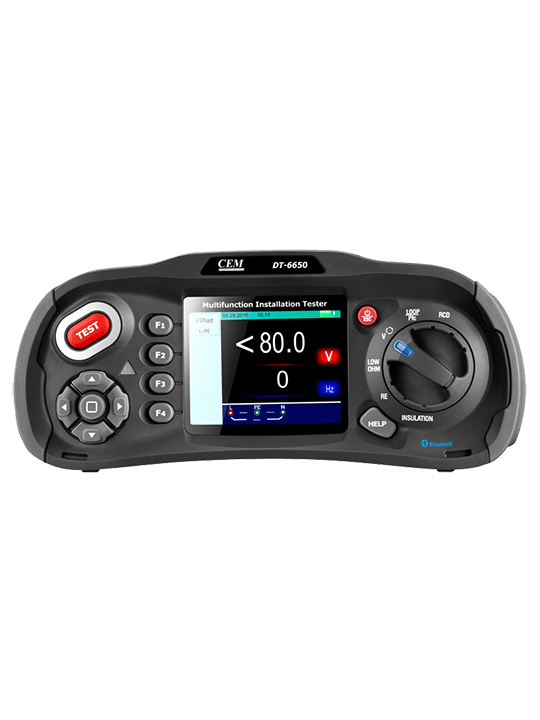 DT-6650/6651/6652 Multifunction Installation Tester - CEM Test ...