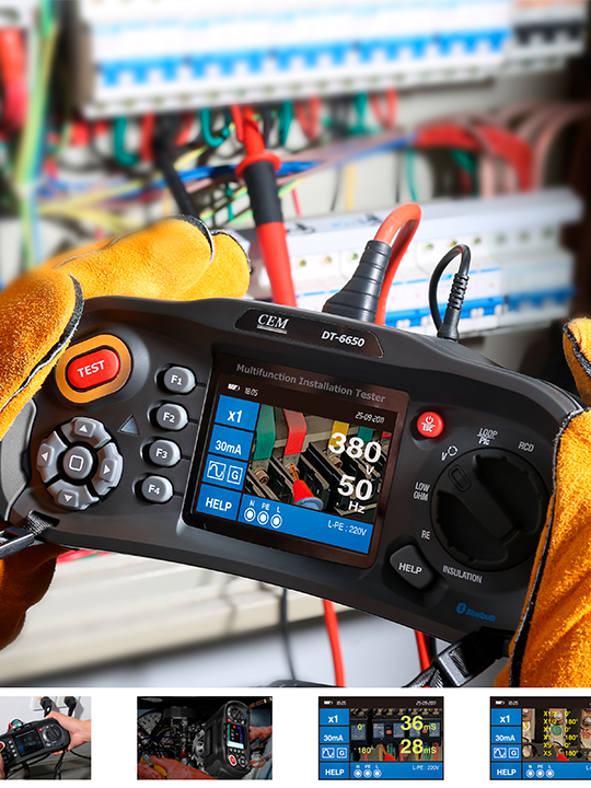 DT-6650/6651/6652 Multifunction Installation Tester - CEM Test ...