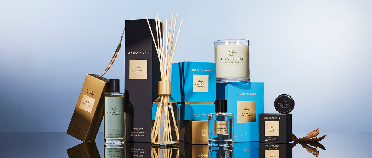 Glasshouse Fragrances | Candles & Diffusers | David Jones