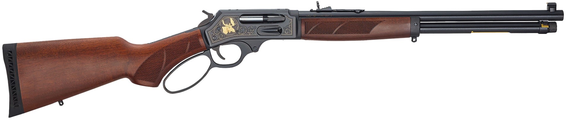 Henry Steel Wildlife Edition 45-70 18.43'' 4-Rd Lever Action Rifle ...
