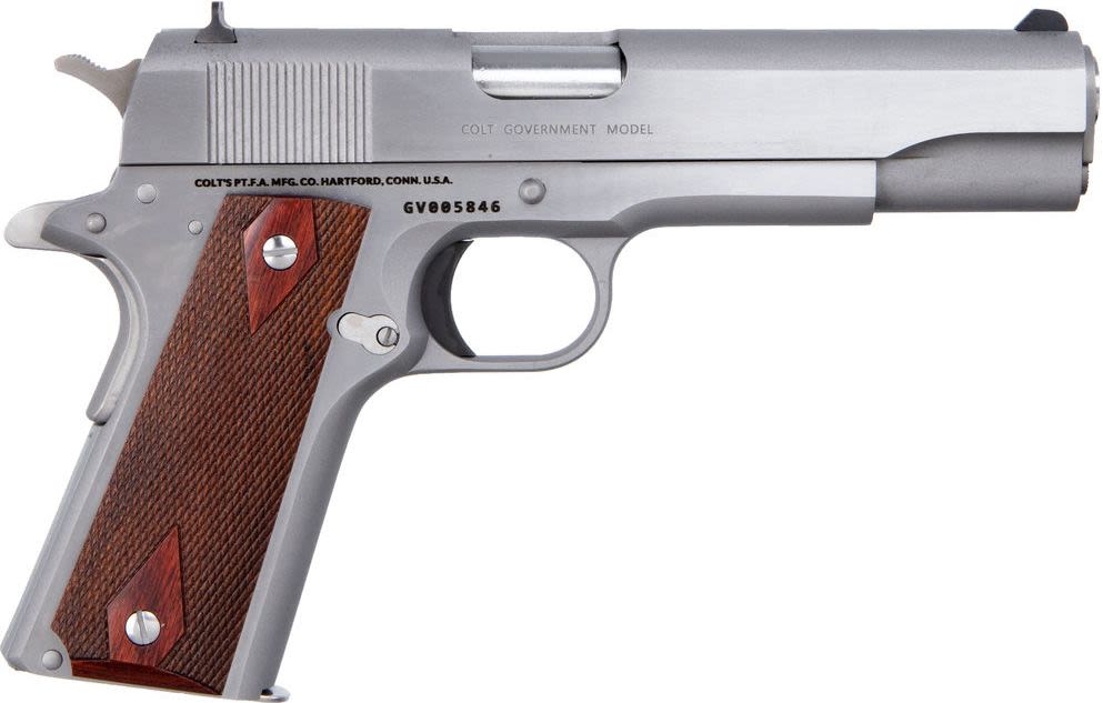 Colt 1911 Government Classic 38 Super +P 5'' 7-Rd O1911C-SS38 - Semi ...