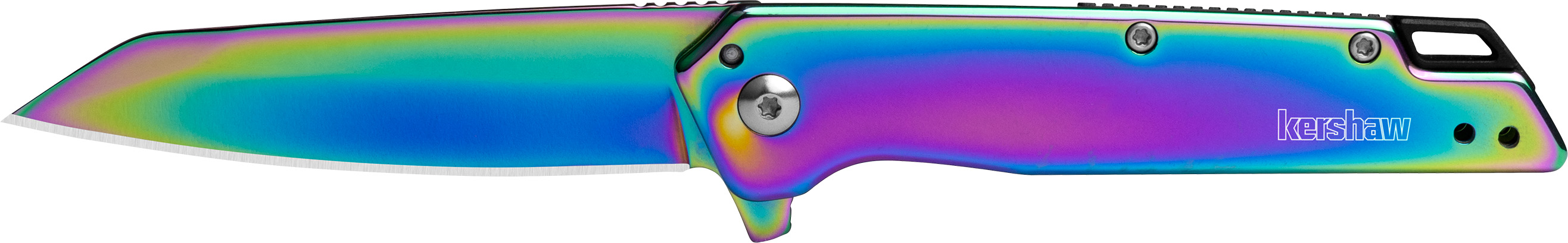 KERSHAW - Misdirect Rainbow - ASSISTED - Reverse Tanto - PLAIN - 4Cr14 ...
