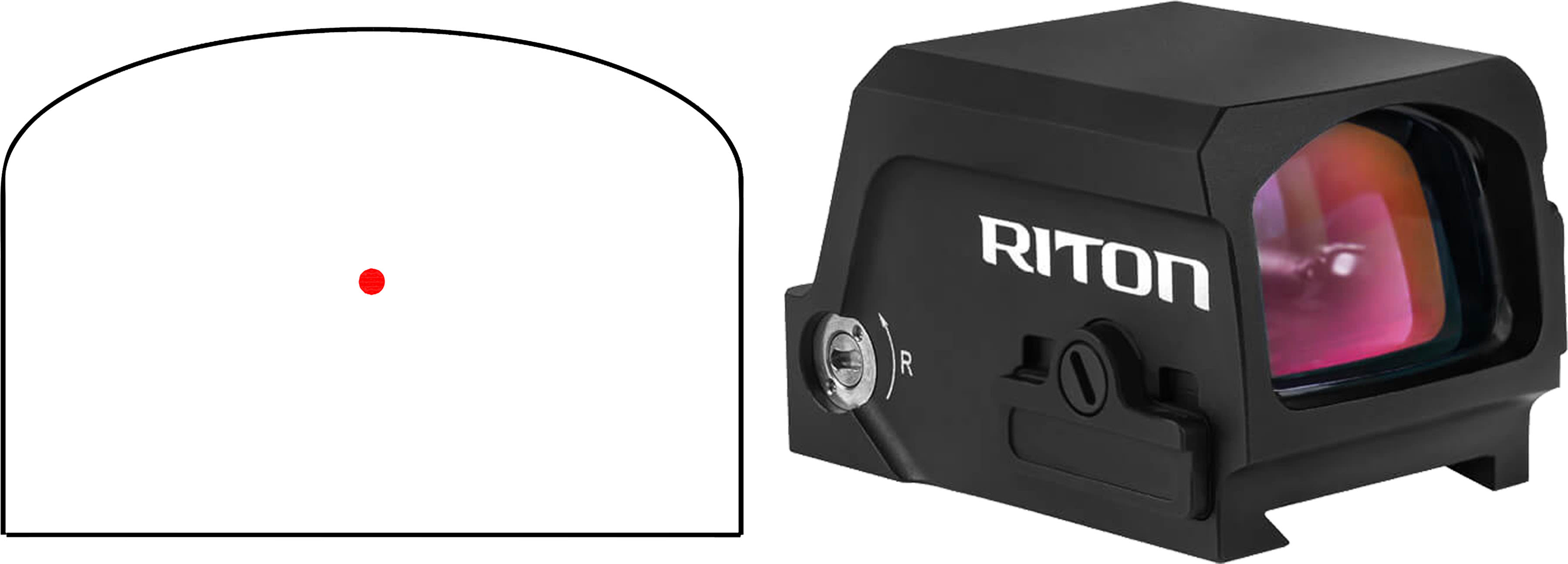 Riton 1 Tactix EED 2 MOA Red Dot | Gunstores