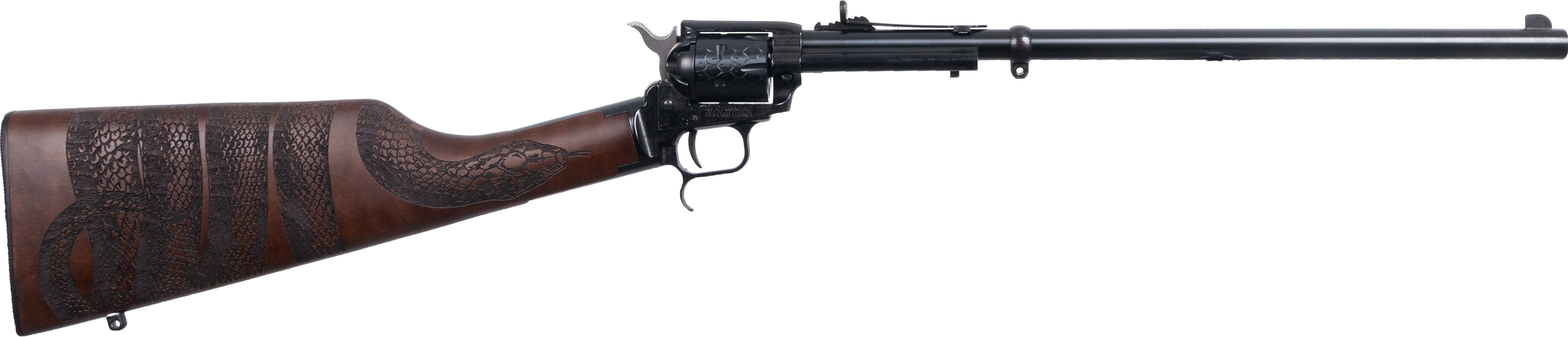 Heritage Rancher Wrapped Snake w/ Engraved Cylinder 22 LR 16.125'' 6-Rd ...