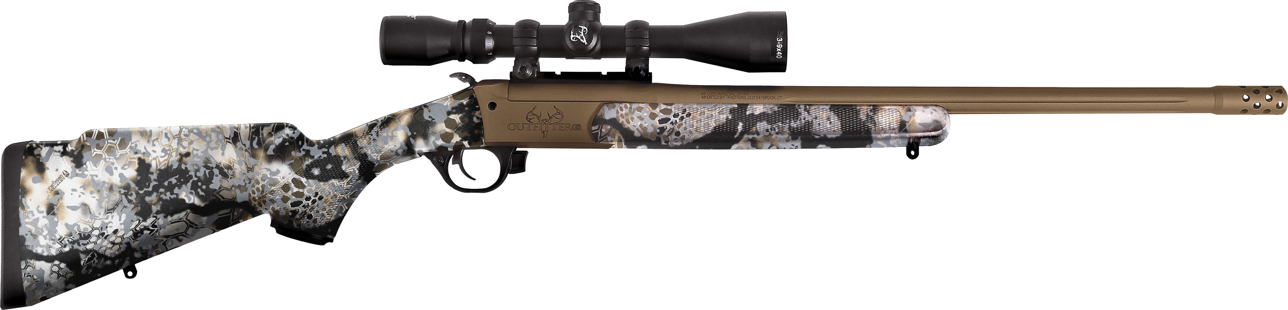 Traditions Outfitter G3 Scoped Combo 350 Legend 22'' Single Shot Rifle ...