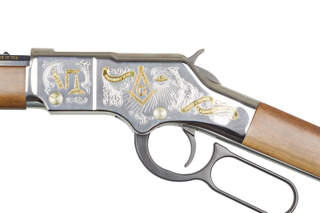Henry Golden Boy Freemasons 22 LR 20" 16-Rd Lever Action Rifle | Gunstores