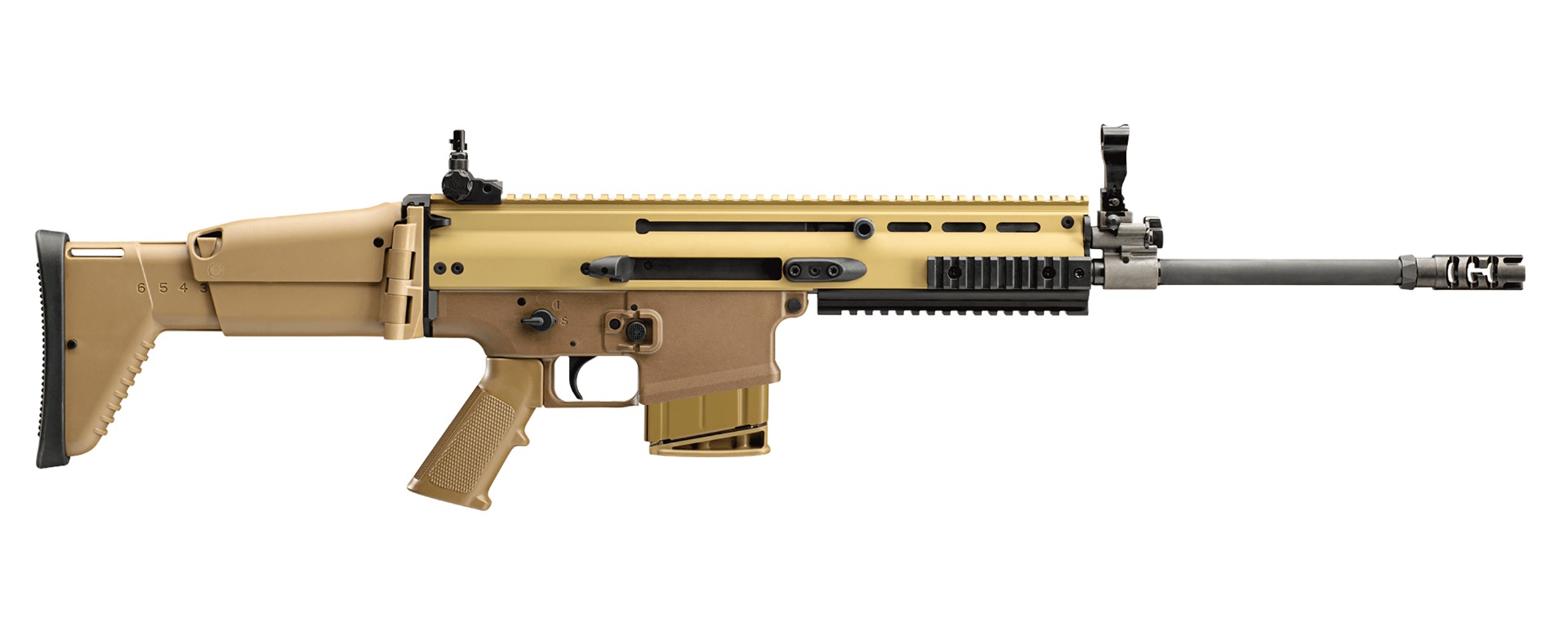 FNM SCAR 17S NRCH 308 16D 10R - Semi Auto Rifles at GunBroker.com ...