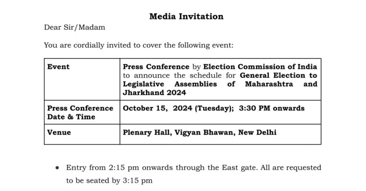 ECI Set to Announce 2024 Election Schedule for Maharashtra and ...