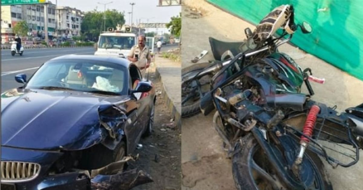 Speeding BMW Hits Two-Wheeler in Nagpur, 29-Year-Old Man Killed; Driver ...