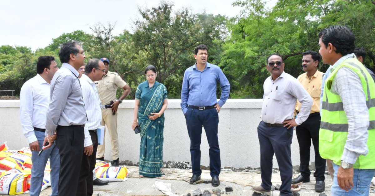 Nagpur Municipal Commissioner Inspects Artificial Ganesh Immersion ...