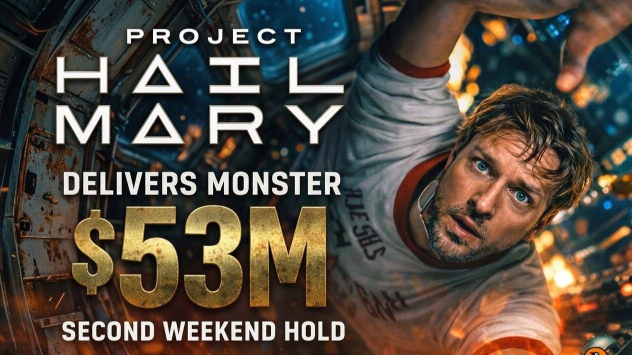 Project Hail Mary Delivers Monster $53M Second Weekend Hold | DetoxByte ...