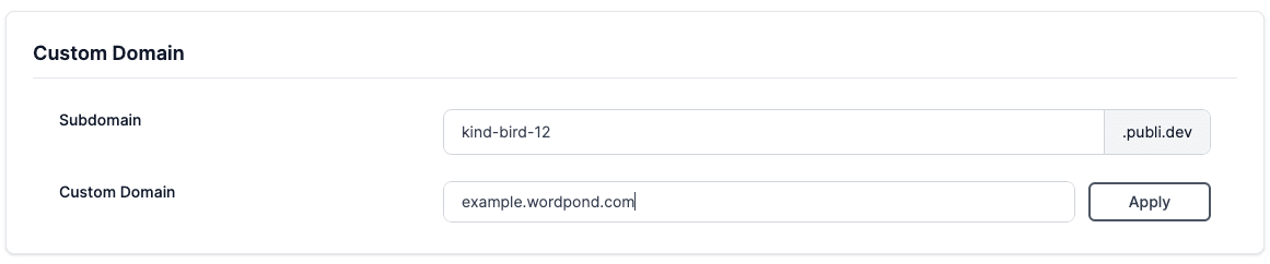 Add and configure custom domains