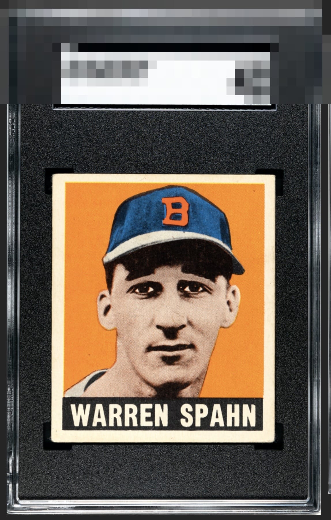 1948 Leaf Warren Spahn #32 4 SGC - Eye Appeal