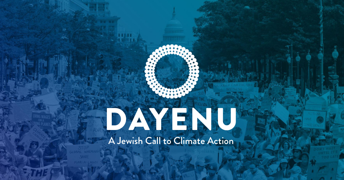 Taking action on climate - Dayenu