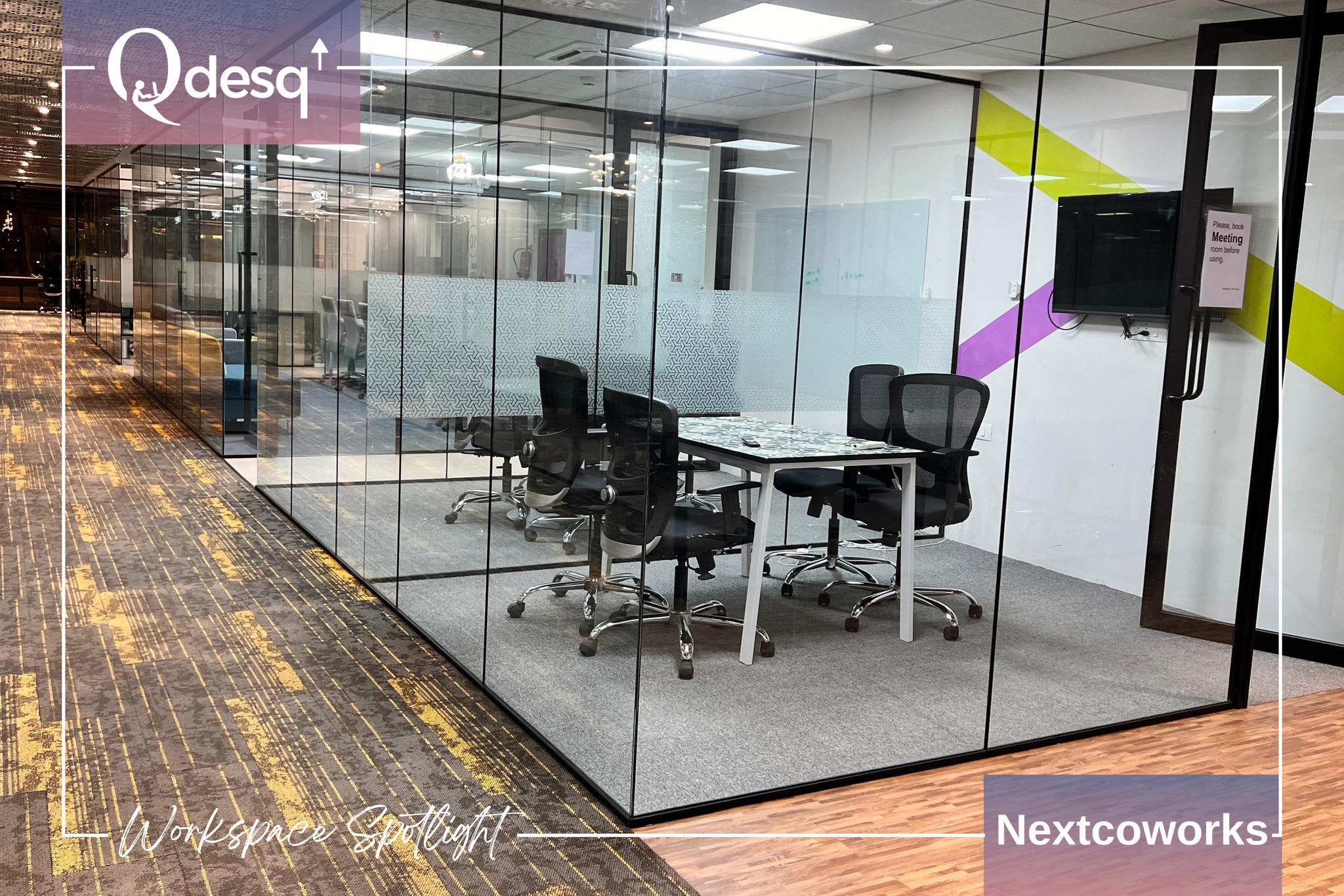 Qdesq Coworking Space- Noida - India