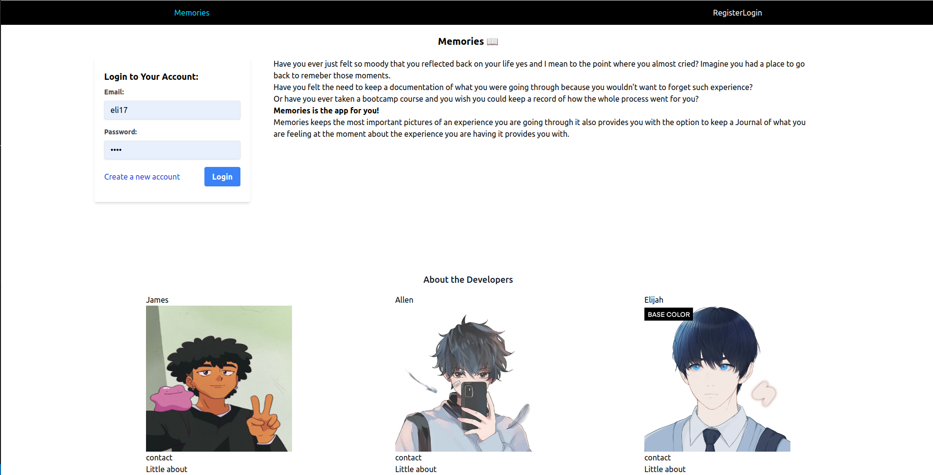 GitHub - JamesOnwordi/memories_client