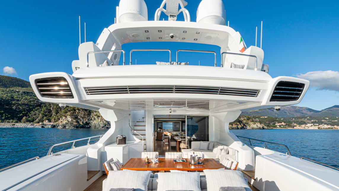 MANGUSTA 132 Yacht for Sale | Phoenix Yacht Management