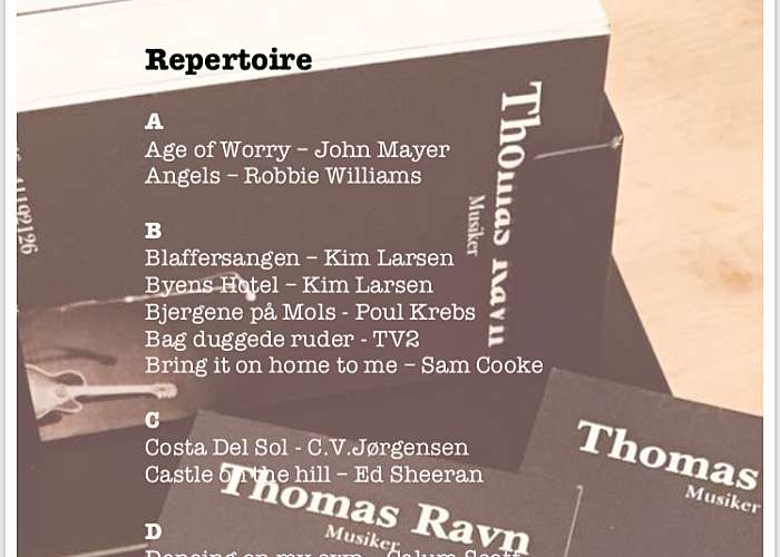 Thomas Ravn → Book direkte online her