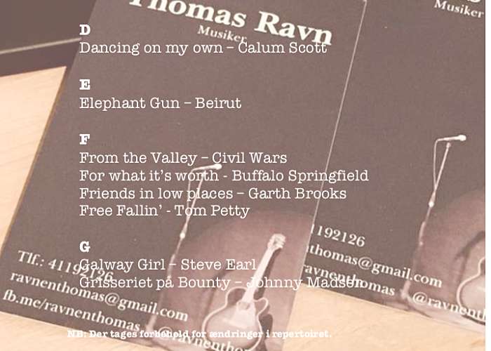 Thomas Ravn → Book direkte online her