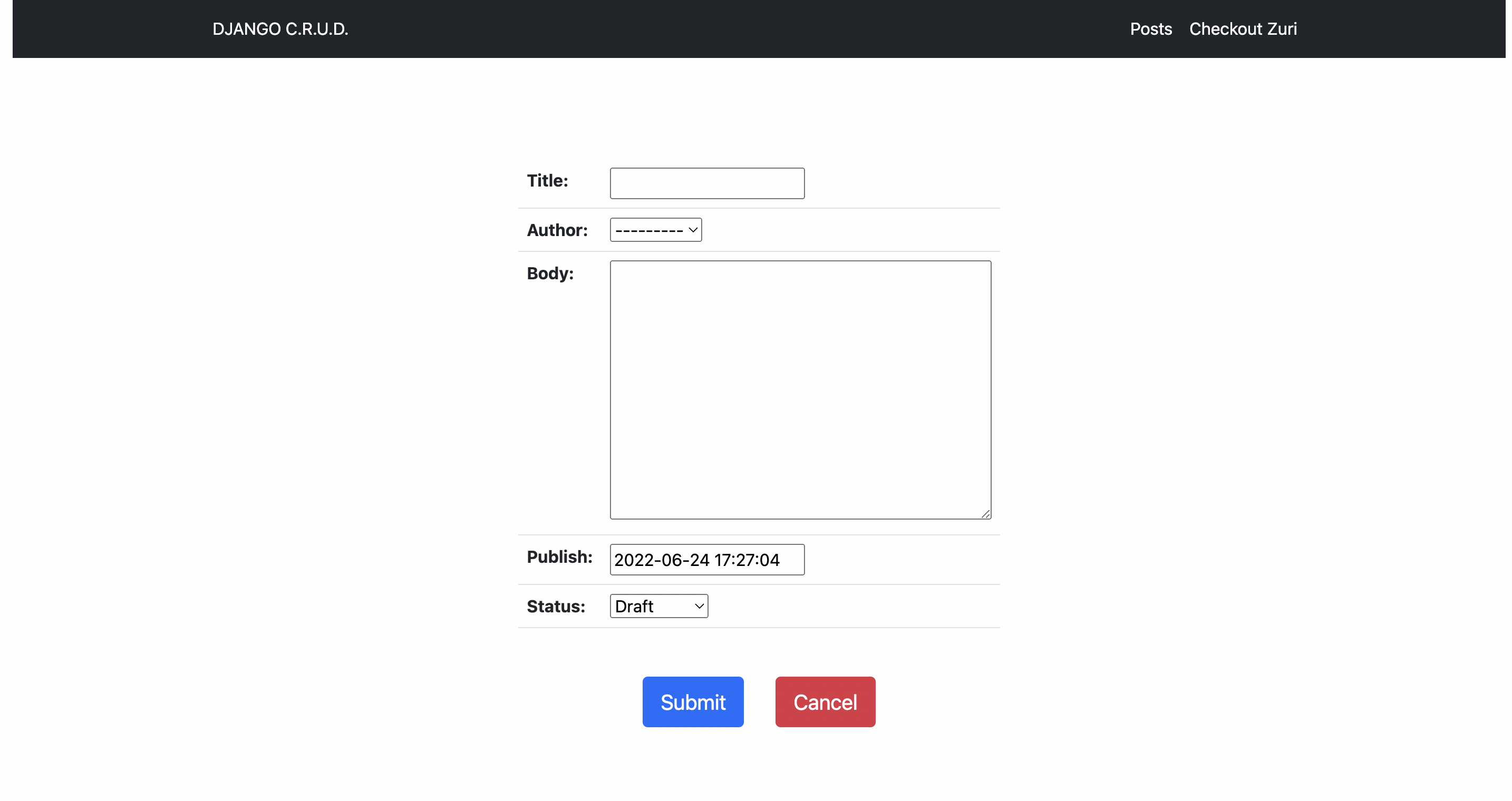 GitHub - Nifilat/Django-CRUD: CRUD Django app using CBV
